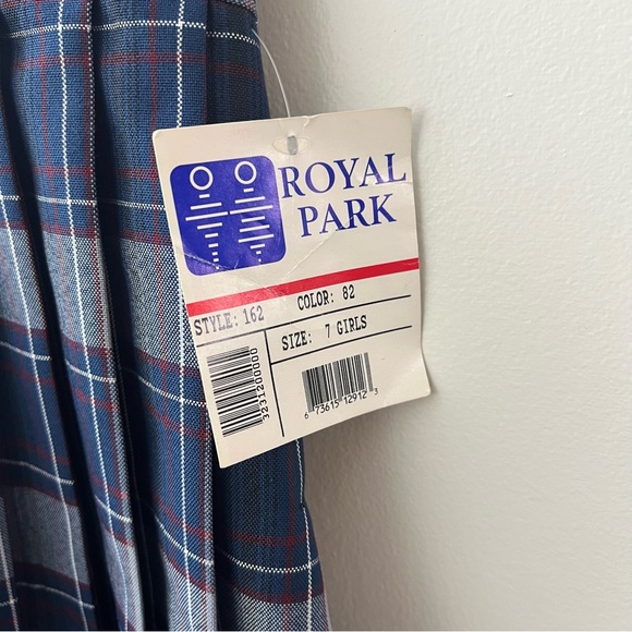 Royal Park | Dresses | Royal Park Uniforms Vintage Nwt Girls Plaid ...